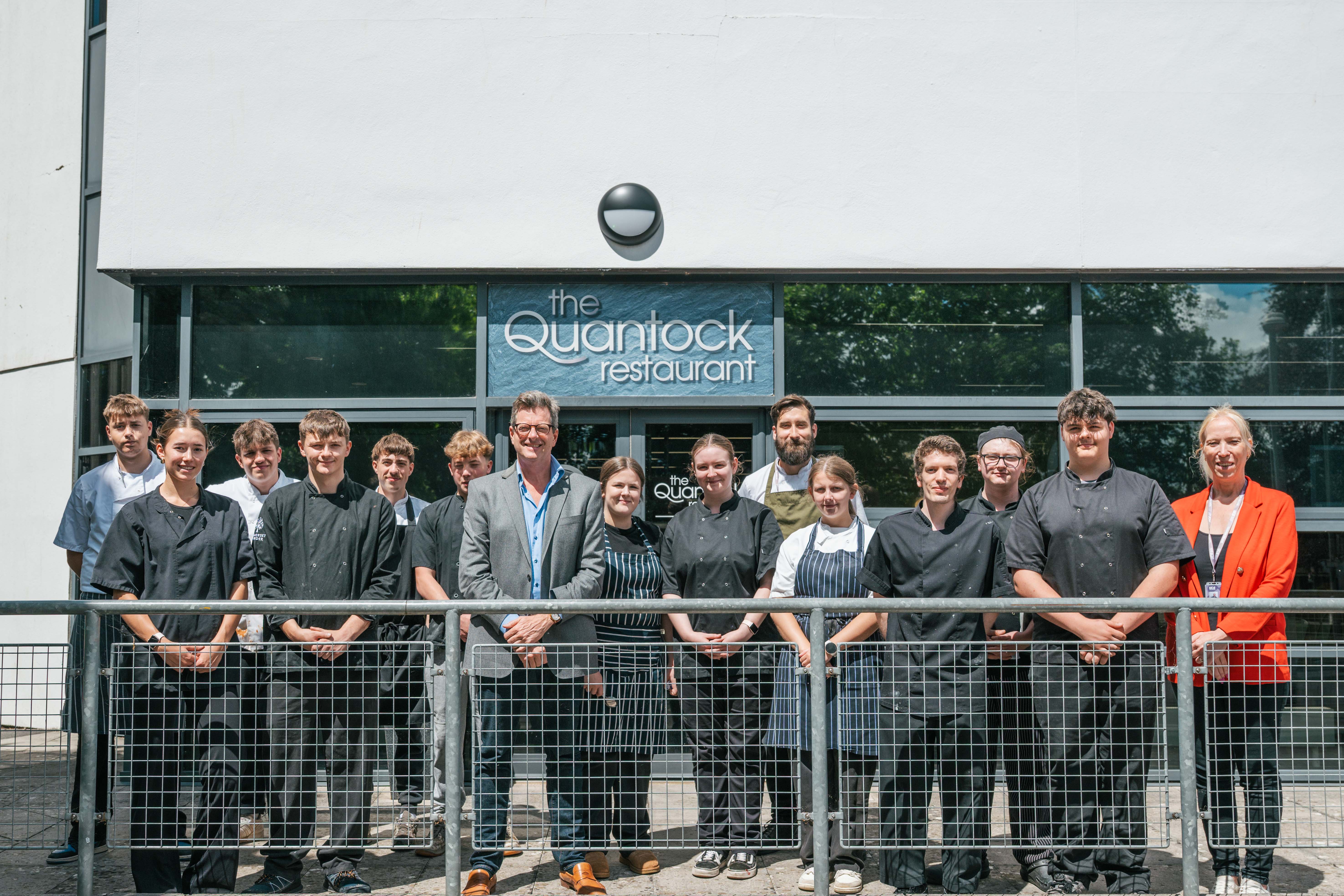 Celebrity Food Critic William Sitwell visits Taunton College